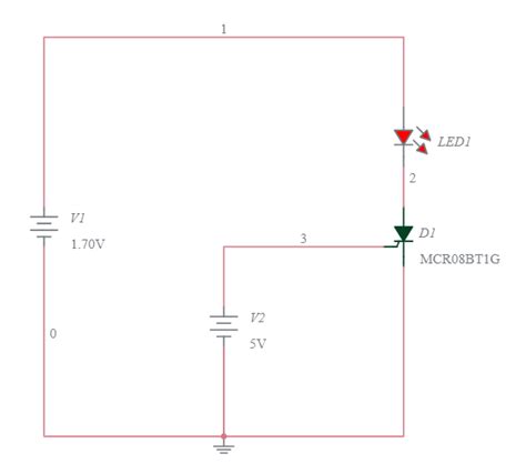 20euec021 Scr Forward Bias Led Multisim Live