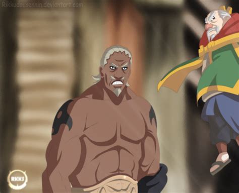 ‘a Fourth Raikage Naruto Shippuden Daily Anime Art