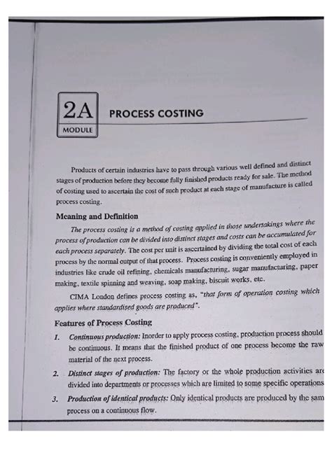 Applied Costing Module 1 Studocu