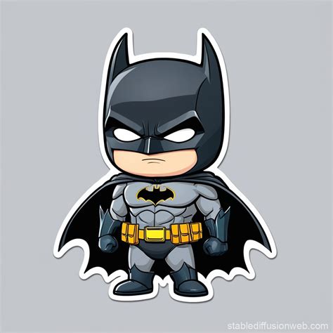 Cute Batman Side View 2d Stable Diffusion Online