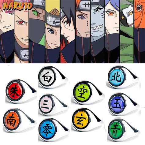 Akatsuki Naruto Rings