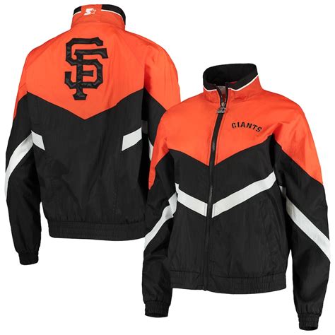Womens San Francisco Giants Starter Blackorange Winning Streak Full
