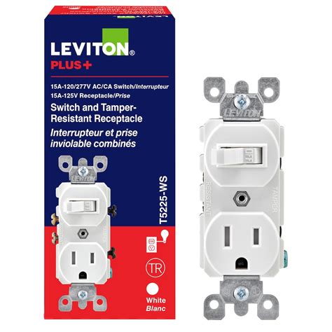 Leviton Combo Switch Wiring 5225 I Leviton Duplex Style Single Pole