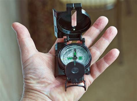 Compass For A Route Of Travel Stock Image Image Of Marine East