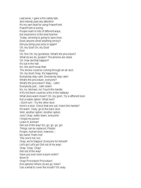 The Office Script Pdf