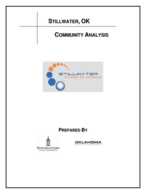 Fillable Online Stillwater Community Analysisdoc Fax Email Print