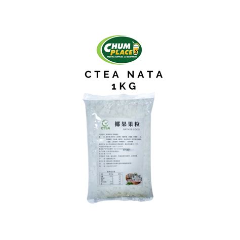 Ctea Nata De Coco Fruitea Milktea Sinker 1kg Shopee Malaysia