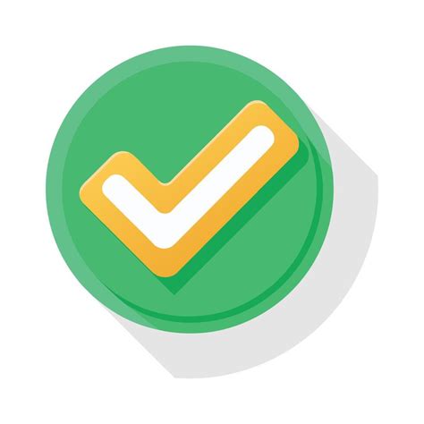 Round Check Box Vector Illustration On White Background Vector Art At Vecteezy