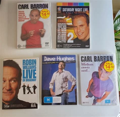 Live Comedy Dvd Bundle Robin Williams Carl Barron Will Ferrell