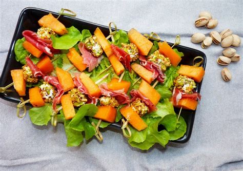 Brocettes Aperitives Au Melon