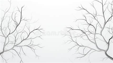 Abstract Neural Network Illustration With White Neuron And Connections