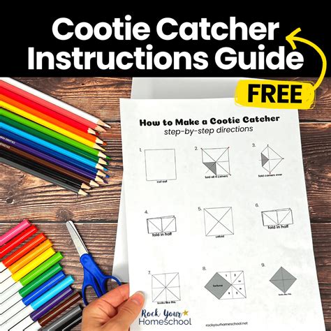 Cootie Catcher Instructions How To Make And Enjoy Free