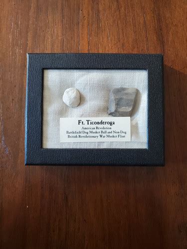 Revolutionary War Ft Ticonderoga Dug Musket Ball And British Rev War