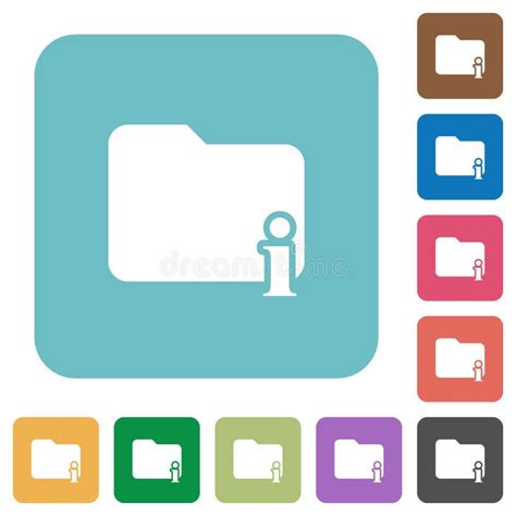 flat folder icon set of 20 stock vector illustration of program 35862412