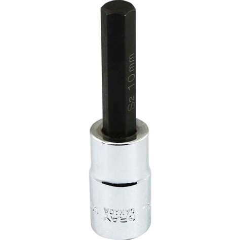 Gray Tools 10 Mm X 12 In Drive Standard Hex Head Metric Chrome Finish