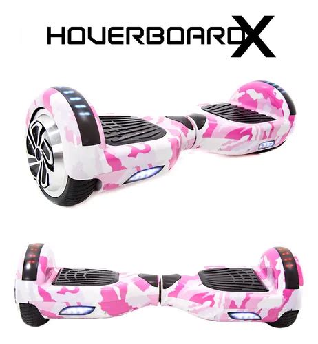 Hoverboard Adulto Rosa Camuflado Com Som Bluetooth Bolsa Parcelamento