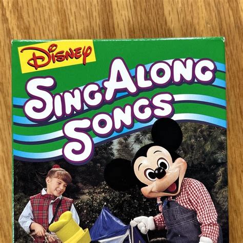 Disney Sing Along Songs Vhs Campout At Walt Disney World Fun Musical