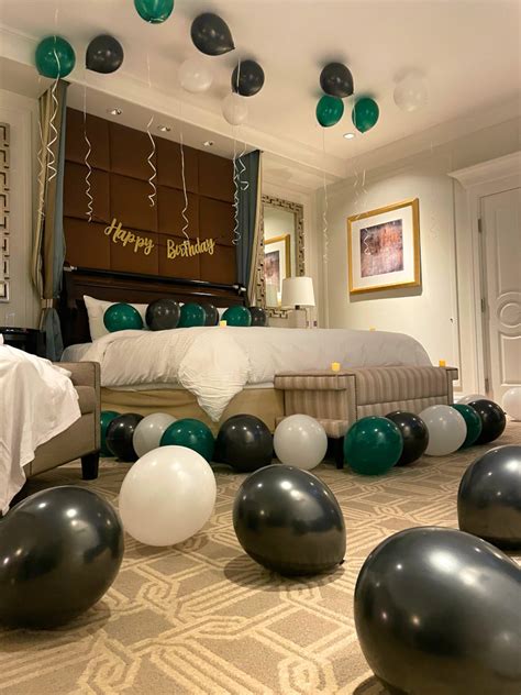 Hotel Room Ideas For Birthday