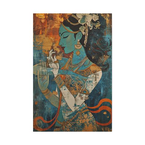 Indian Pop Art South Asian Wall Art Vedic Art Desi Canvas Indian