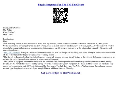 Ppt Narrative Essay Thesis Statement Examples Powerpoint Presentation