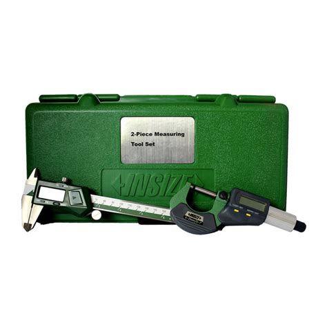 Set Instrumento De Medicion Digital 2pzs Insize Comercial Ip