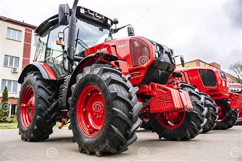 Minsk Belarus April 27 2024 Tractors Belarus On At The Tractor