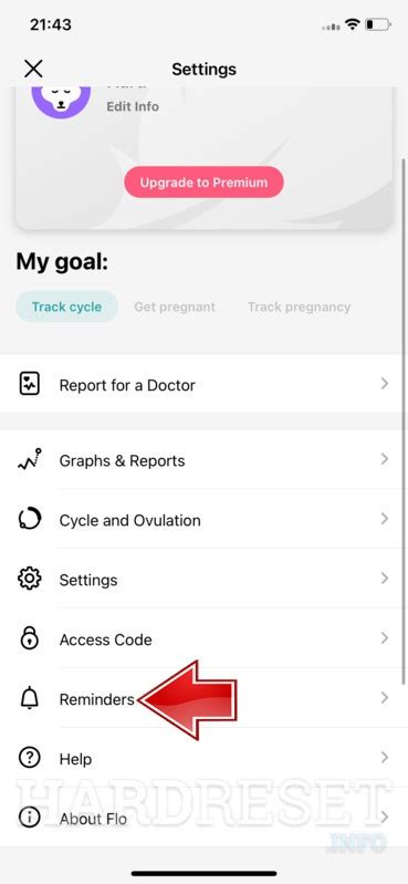How To Manage Lifestyle Reminders In Flo Ovulation And Period Tracker