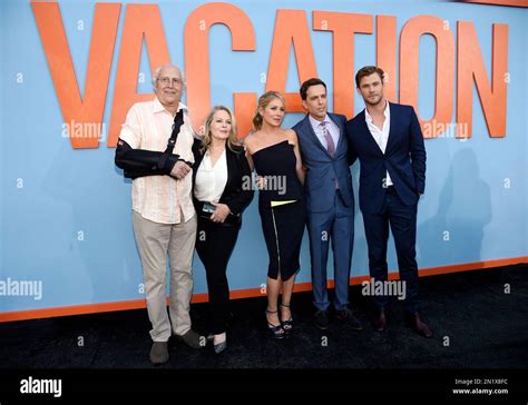 Vacation Cast Members Left To Right Chevy Chase Beverly Dangelo