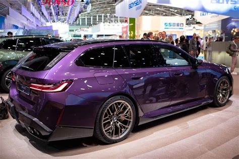 Daytona Violet Bmw M5 Touring Stuns At Iaa Munich With Carbon Kit And
