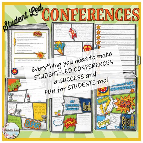 Comic Book Themed Student Led Conferences Tab Book Engaging And Easy To