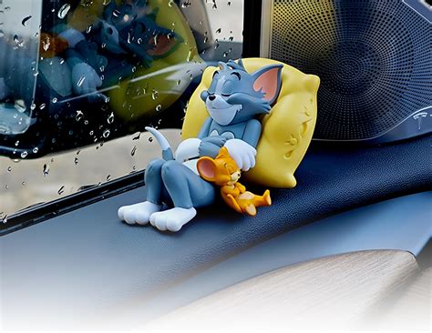 Mikanix Tom And Jerry Cute Sleeping Car Interior Accessory I Adorable Toy