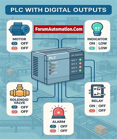 What Are The Digital Outputs Of Plc Plc Programmable Logic
