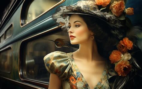 Premium Ai Image Vintage Allure Timeless Beauty Rediscovered