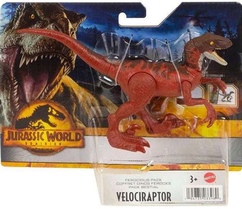 Jurassic World Ferocious Pack Dinosaur Action Figure 3 Year Olds And Up