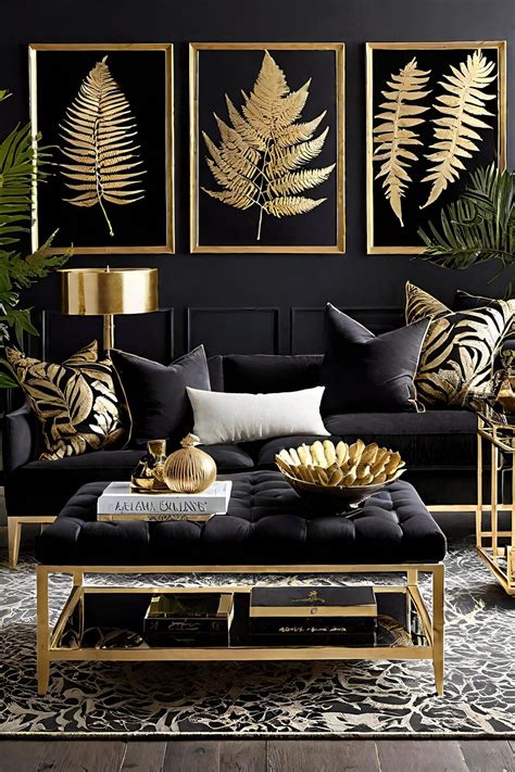 25 Black And Gold Living Room Ideas For Chic Decor Roomy Retreat