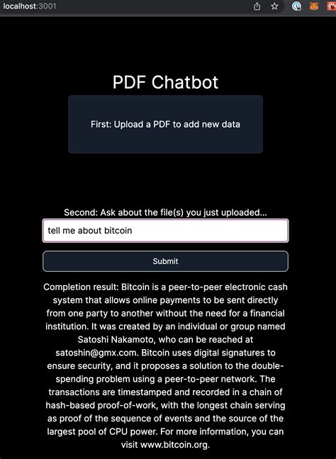 GitHub Dclsamples Pdf Chatbot