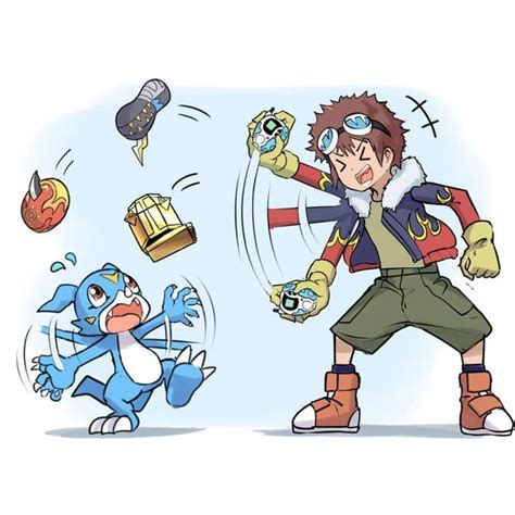 Digimon Adventure Indonesia On Instagram “daisuke Veemon Armor Shinka 😄😄 Art By King Of Fly
