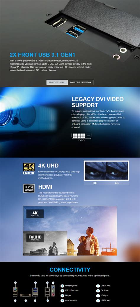 Buy Msi H110i Pro Mini Itx Motherboard H110i Pro Pc Case Gear Australia