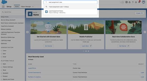 set up lead assignment rules for lead routing in salesforce