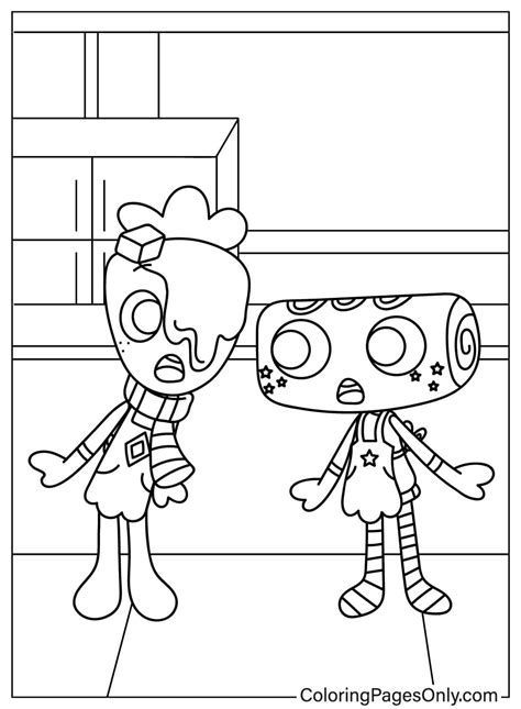 Dandys World Coloring Page