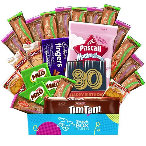 80th Birthday Warm Wishes Hot Chocolate T Box Hamper Medium