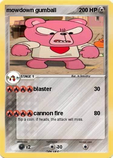 Pokémon Mowdown Gumball 1 1 Blaster My Pokemon Card