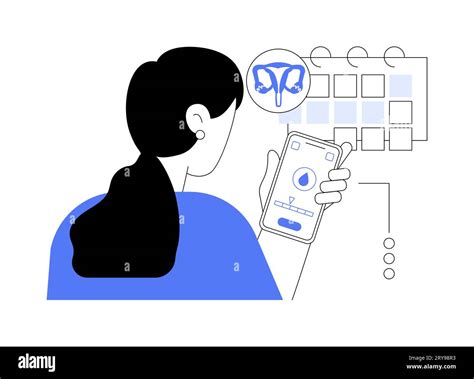 Period Tracking Abstract Concept Vector Illustration Stock Vector Image