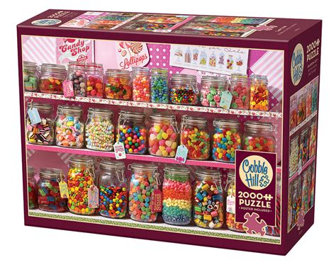 Candy Store 2000 Piece Cobble Hill Puzzles — Usa Cobble Hill Puzzles