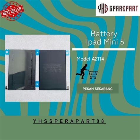 Jual Baterai Battery Ipad Mini 5 Mini 6 Original Bergaransi Shopee Indonesia
