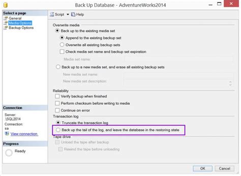 Sql Server Why My Database Is In Restoring Mode After Taking Backup