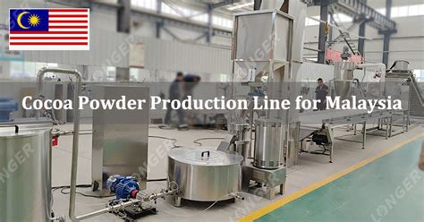 cocoa powder production line sold to malaysia cocoa machinery
