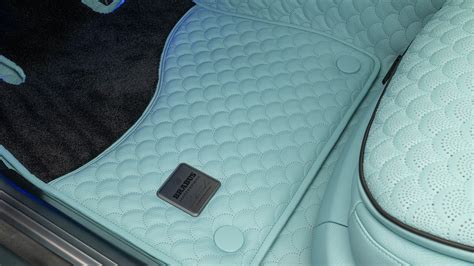 Leather Floor Mats Leather Quilted Mercedes Z 223 Maybach S 580 S 680