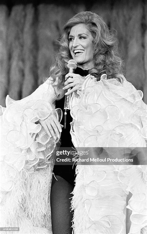 Egyptian Born Singer Dalida Performs At The Moulin Rouge On The