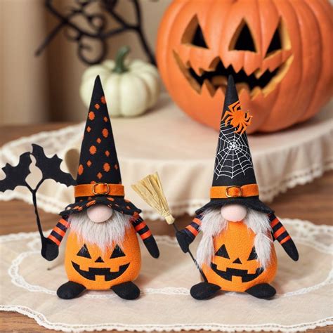 Handmade Halloween Gnomes Decorations For Home 11 4inch Gnome Halloween
